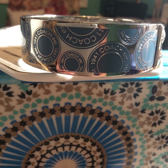 Coach | Jewelry | Authentic Coach Bangle Baby Blue | Poshmark